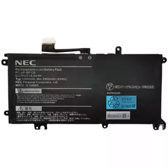 Genuine NEC PC-VP-BP135 laptop battery - 365PowerSupply.com ...