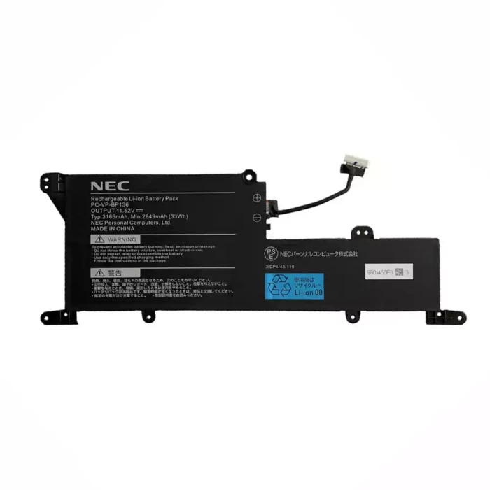 Genuine NEC PC-VP-BP136 laptop battery - 365PowerSupply.com ...
