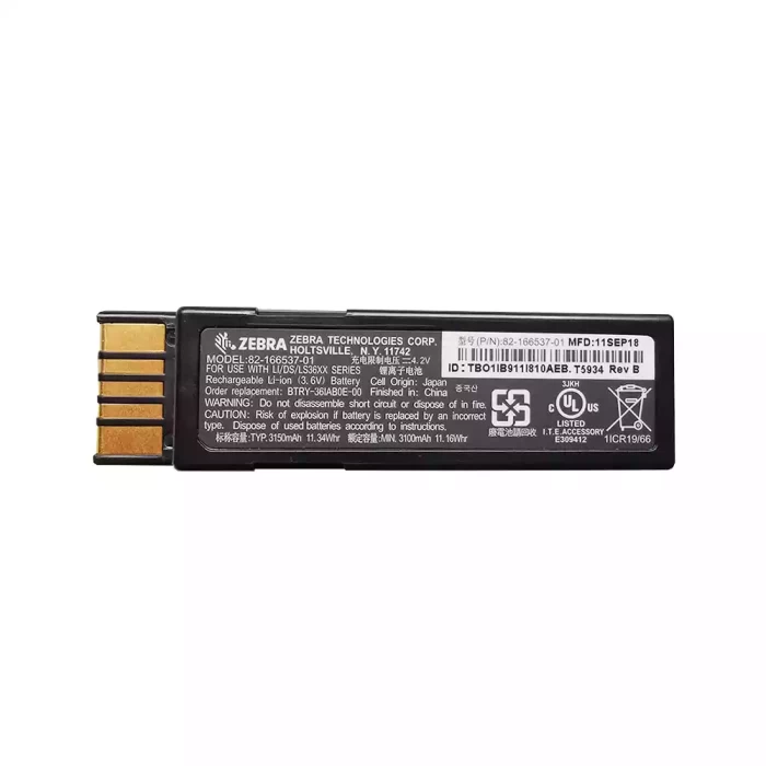 Genuine ZEBRA LI3678,DS3678,82-166537-01 battery - 365PowerSupply.com ...
