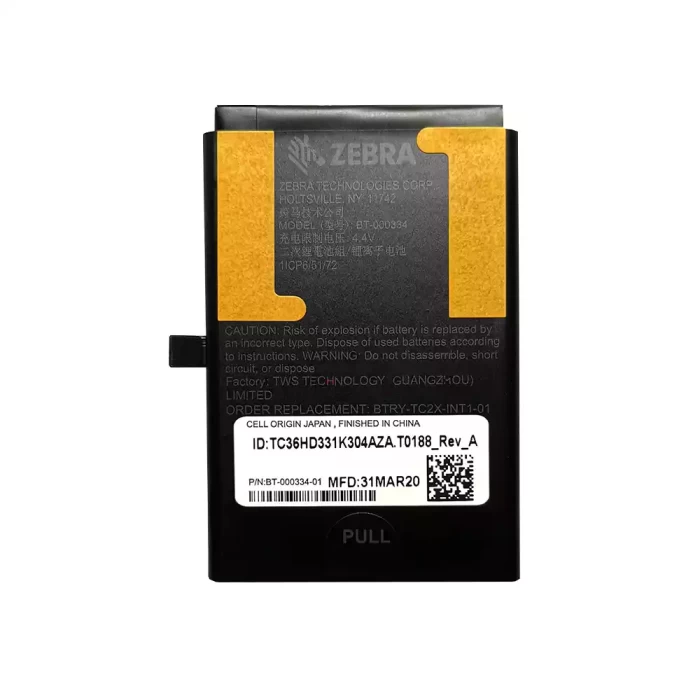 Genuine ZEBRA BT-000334,TC20 TC21 TC25 TC26 battery - 365PowerSupply ...